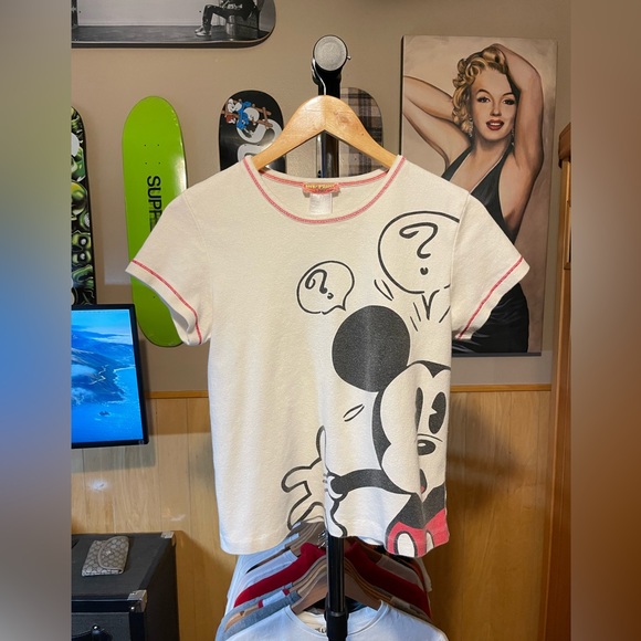 Disney | Shirts & Tops | Disney Vintage Mickey Mouse Question Mark ...